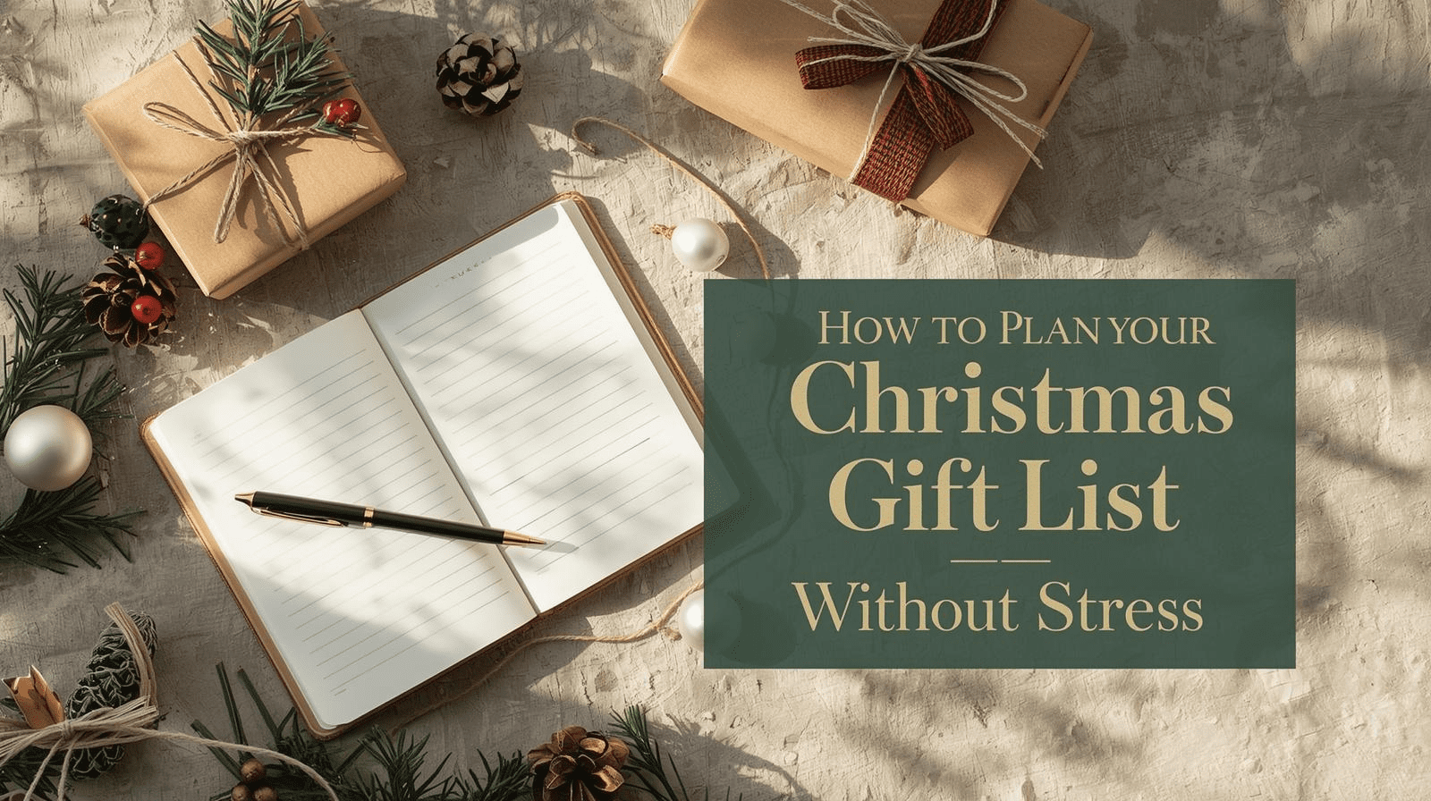 How to Plan Your Christmas Gift List Without Stress